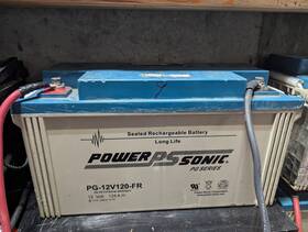 POWER-SONIC PG-12V120-FR Agm Battery